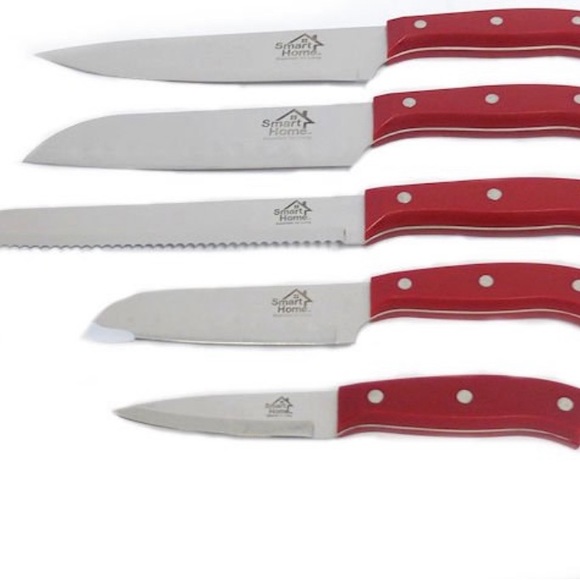 Smart Home | Kitchen | Smart Home Essential For Living 5 Pc Knife Set ...